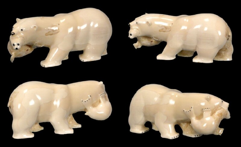 Polar Bear with a Seal: A Masterpiece of Yupik Ivory Carving